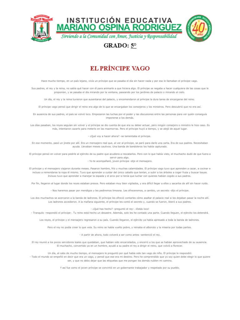 El Principe Vago 1 | PDF