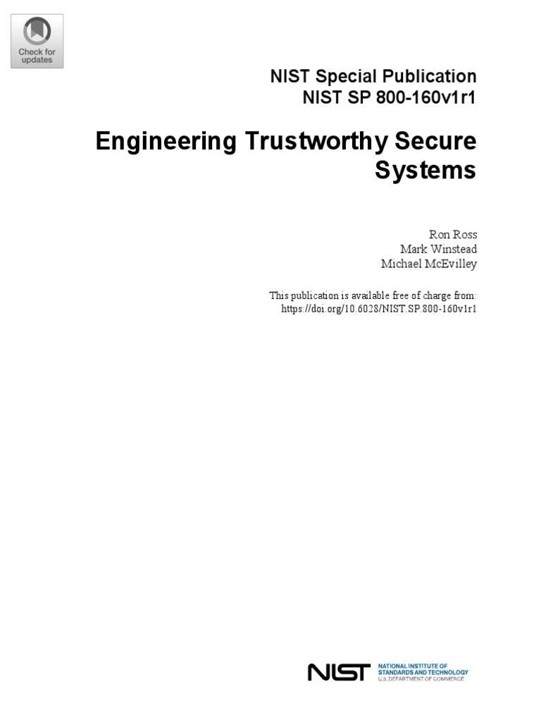 Engineering Trustworthy Secure Systems | PDF