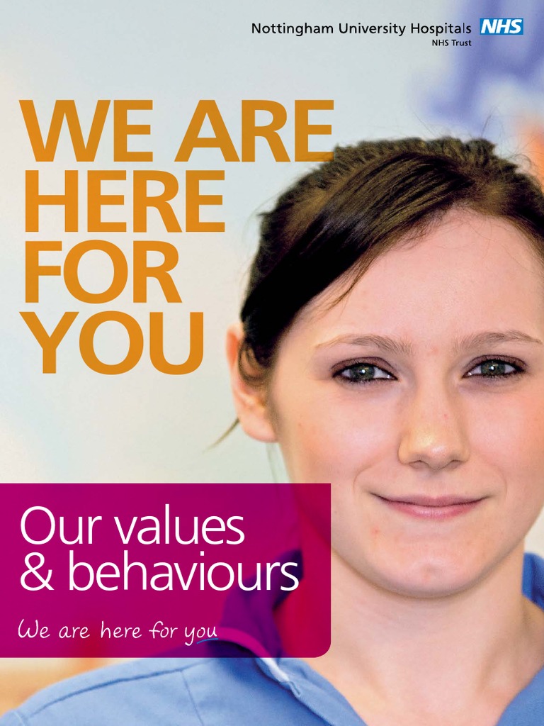 NUH Values and Behaviours Booklet | PDF | Patient | Caregiver