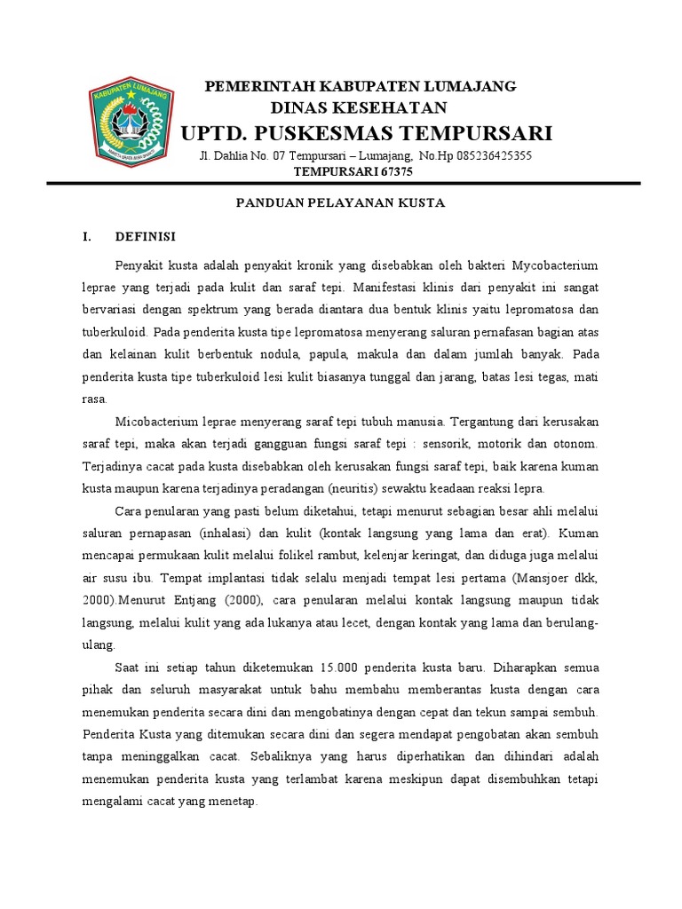 Panduan Kusta | PDF