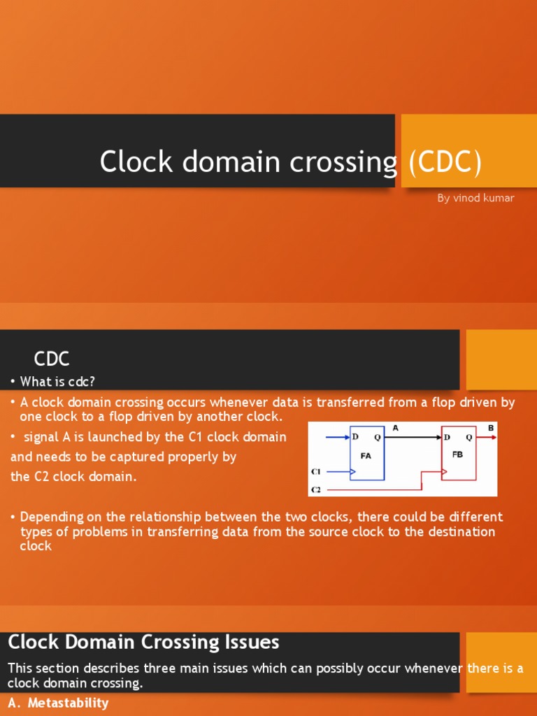 Clock Domain Crossing (CDC) | PDF | Computers