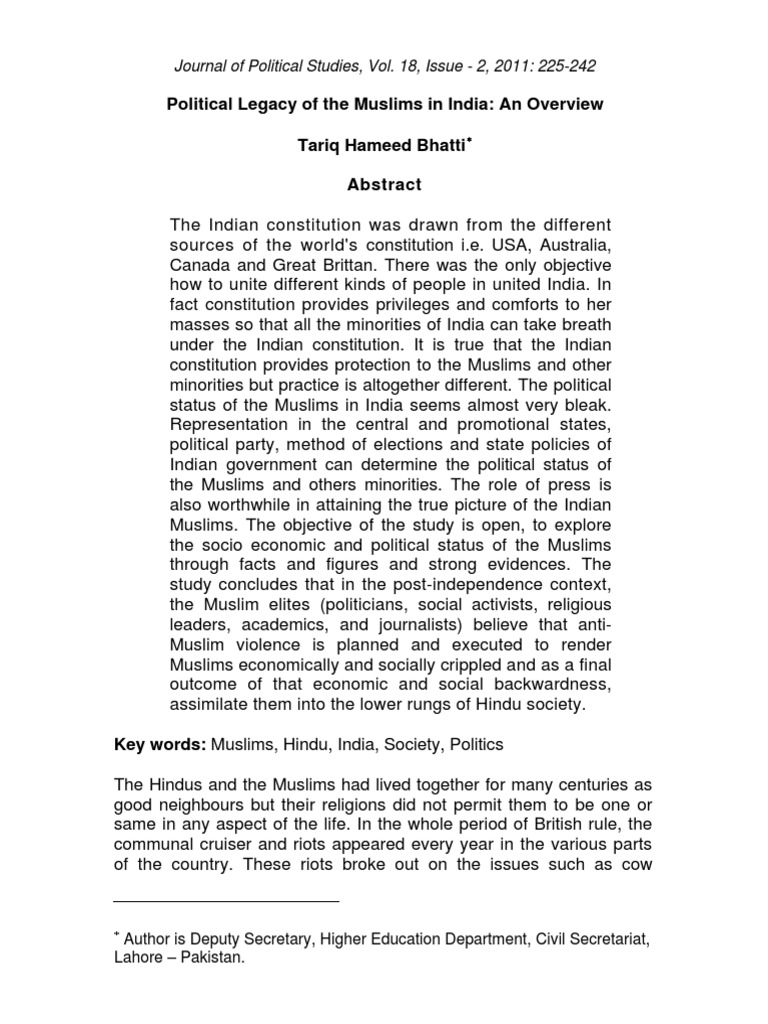 Political Legacy - 13 | PDF | Muhammad Ali Jinnah | Partition Of India