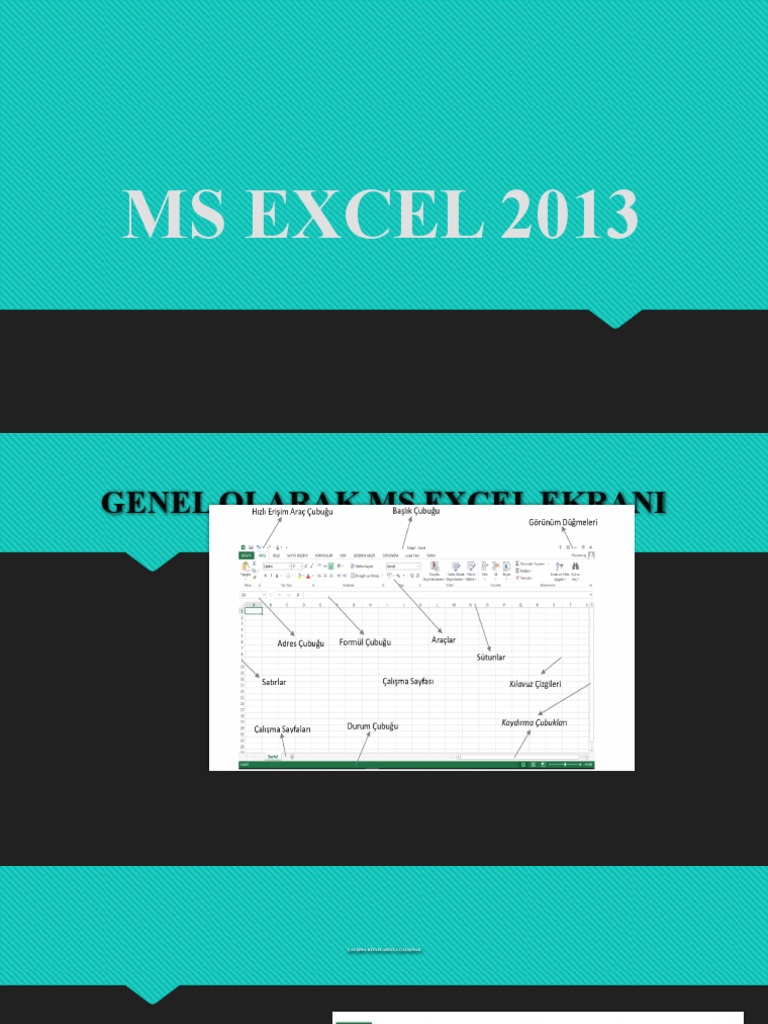 Ms Excel Sunum | PDF