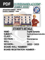 Practical File 2024 Physical Education Class 12 | PDF