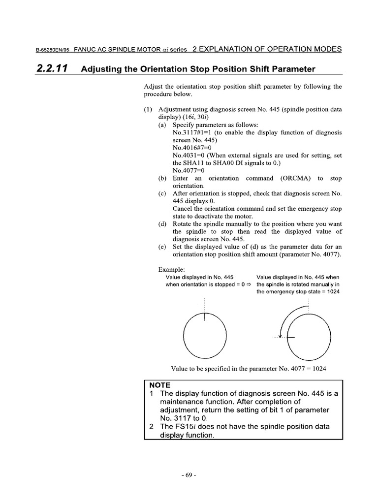 Adjusting Spindle Orientation ORCM | PDF