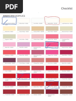 Thread Color Chart PDF | PDF