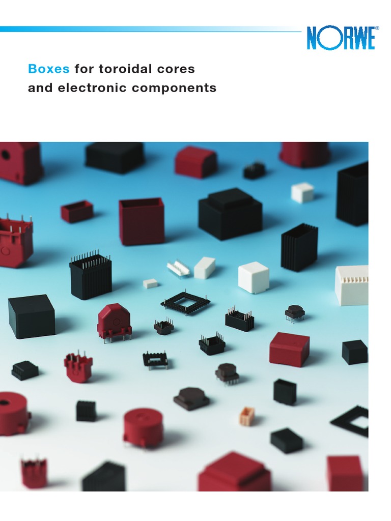 Boxes: For Toroidal Cores and Electronic Components | PDF | Materials