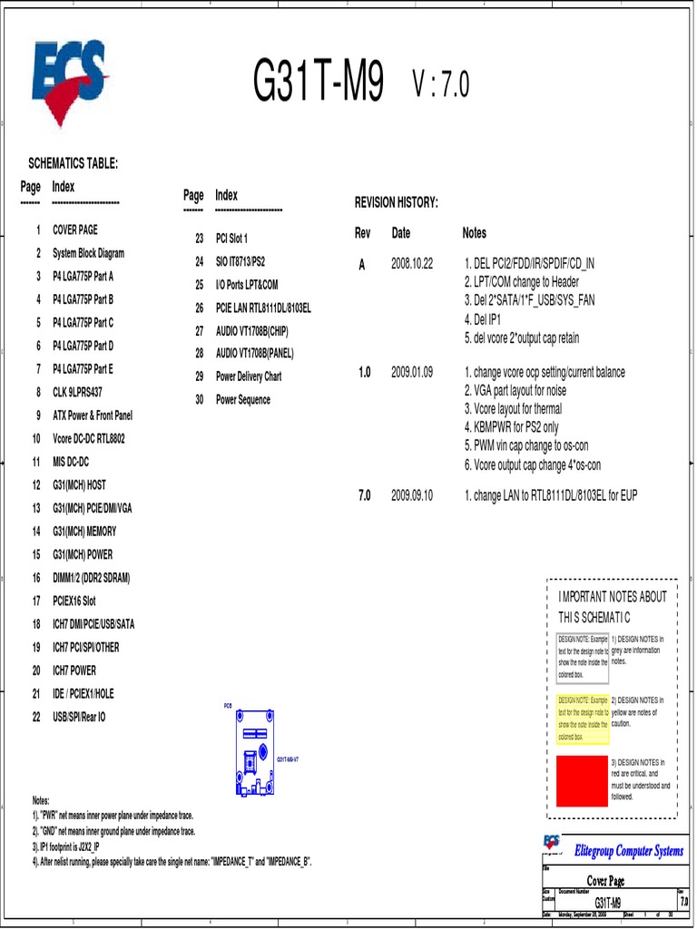 Ecs+g31t-M9+rev+7 0 | PDF