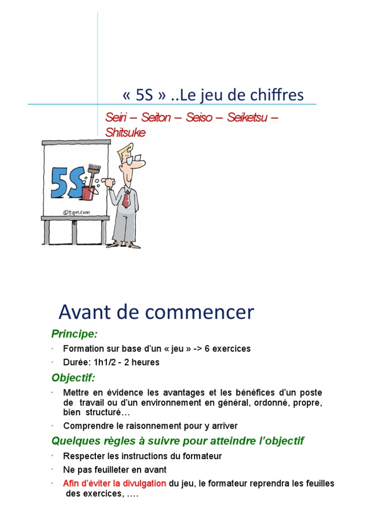 Formation Pratique sur la Méthode 5S | PDF