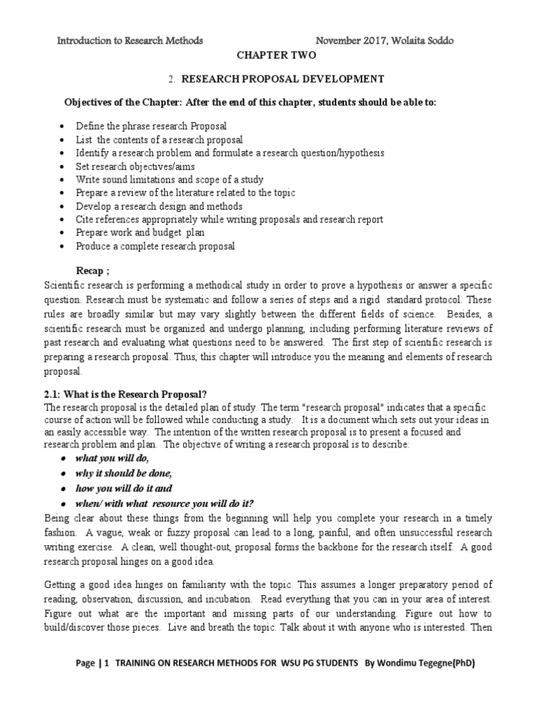 Proposal Writing Practical Guide Note | PDF