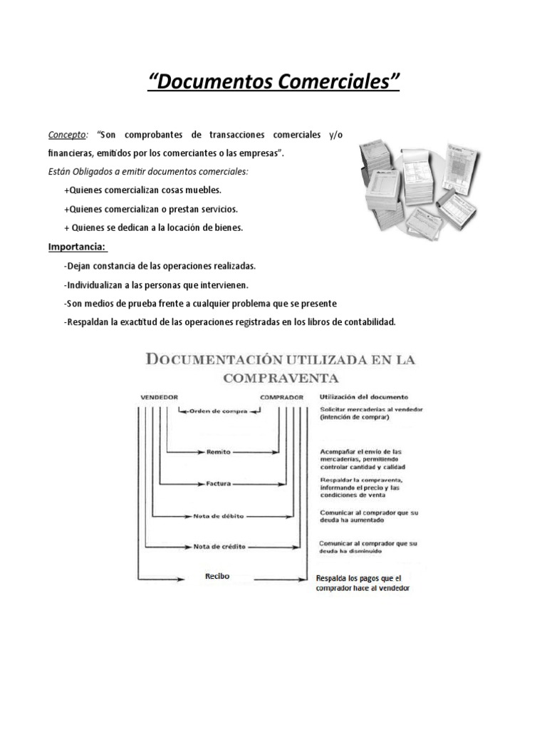 Documentos Comerciales | PDF