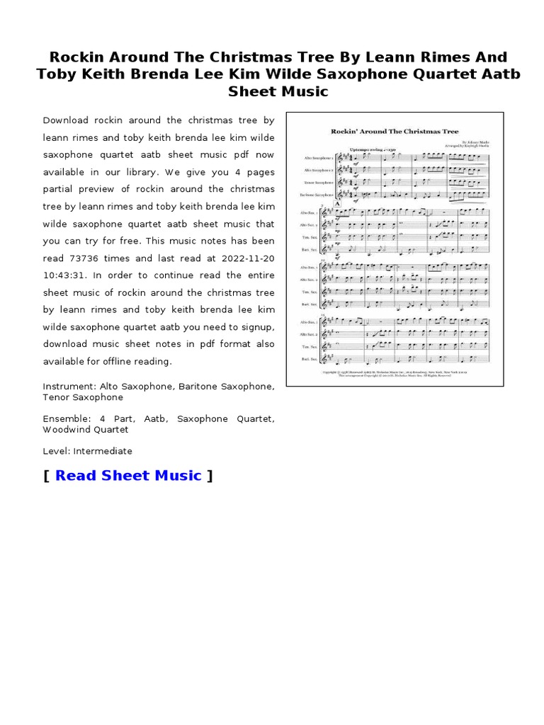 Rockin Around The Christmas Tree by Leann Rimes and Toby Keith Brenda ...