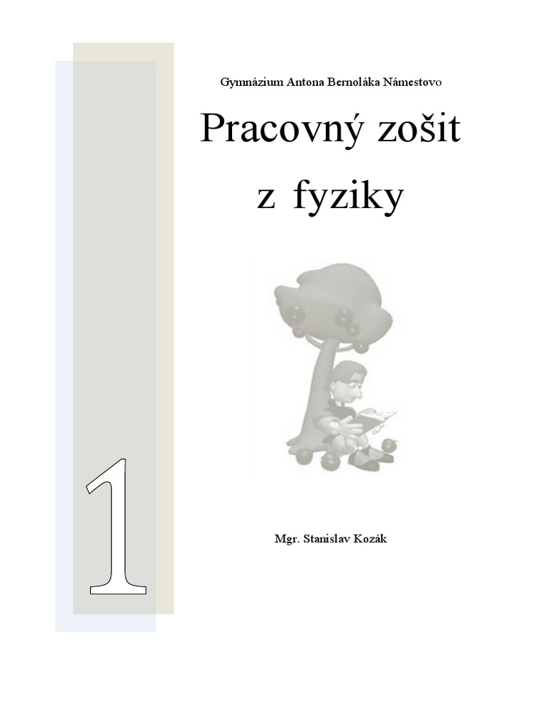 Pracovny Zosit Z Fyziky Pre 1. Rocnik | PDF