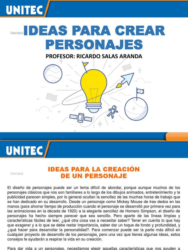 Ideas para Crear Personajes | PDF