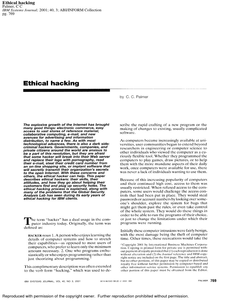 Ethical Hacking | PDF
