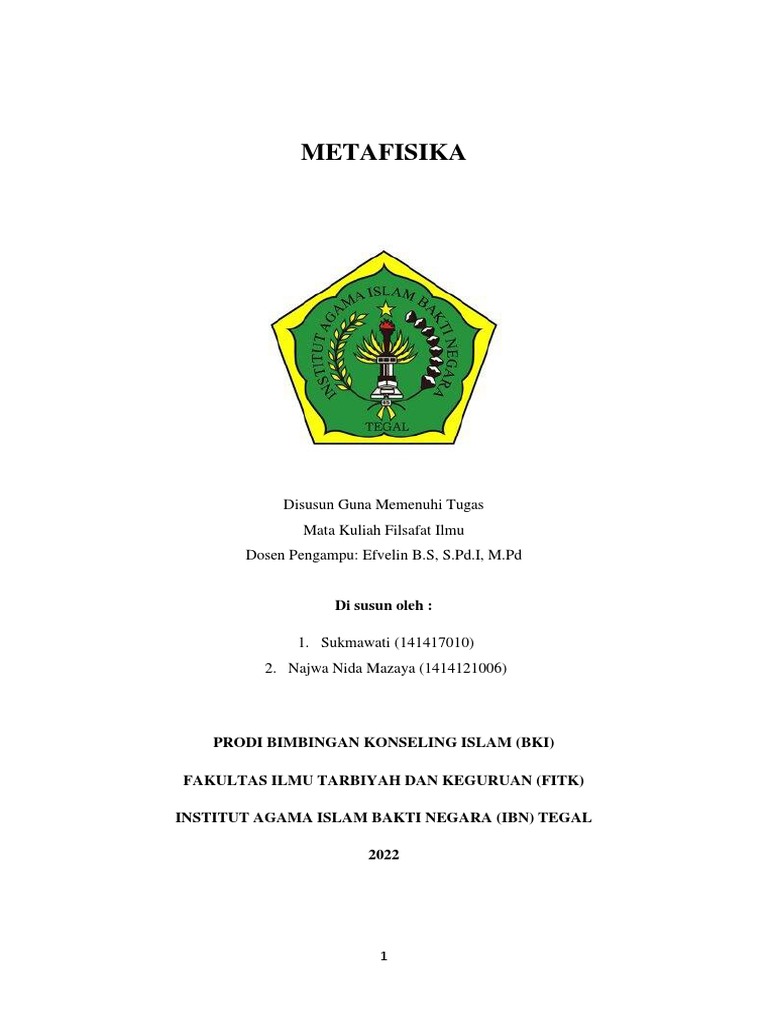 METAFISIKA | PDF