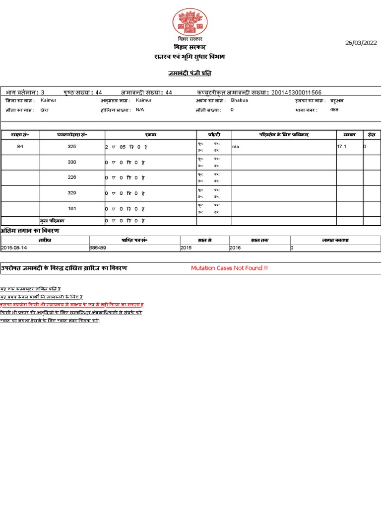 Khaira Khata 84 | PDF