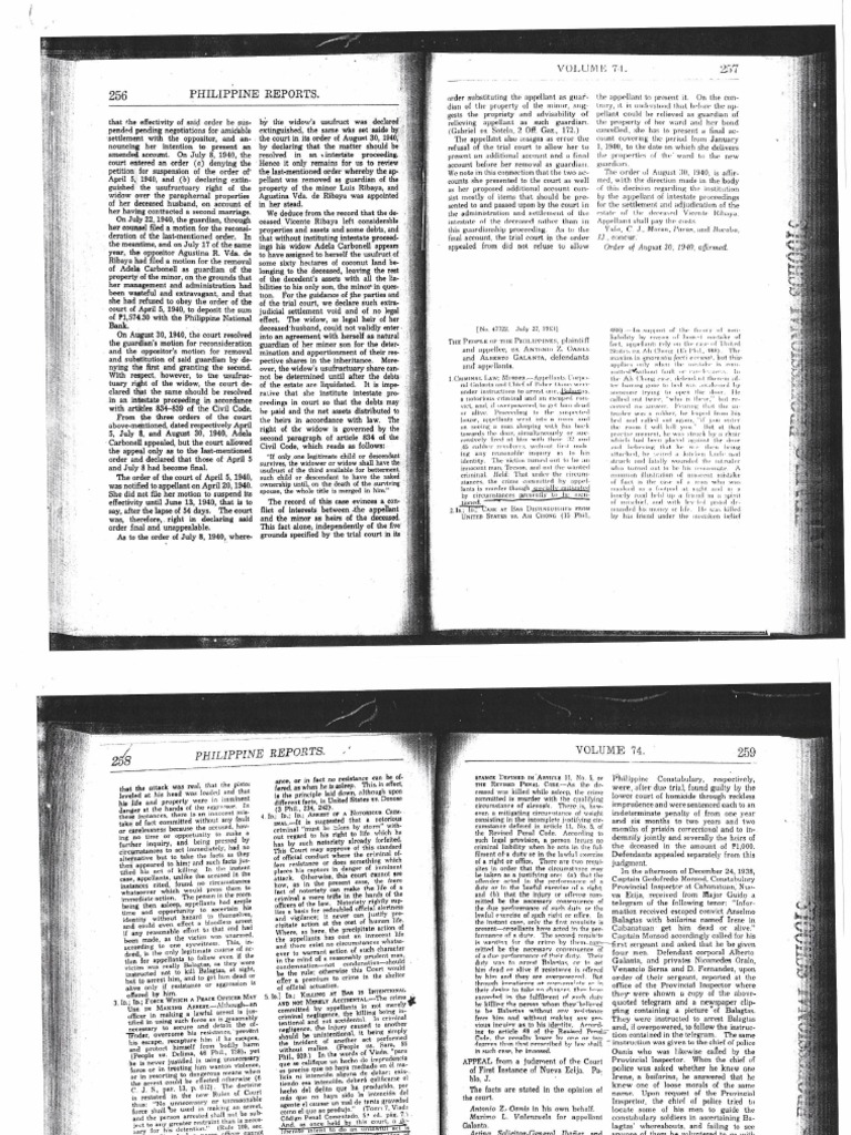 People vs. Oanis and Galanta | PDF