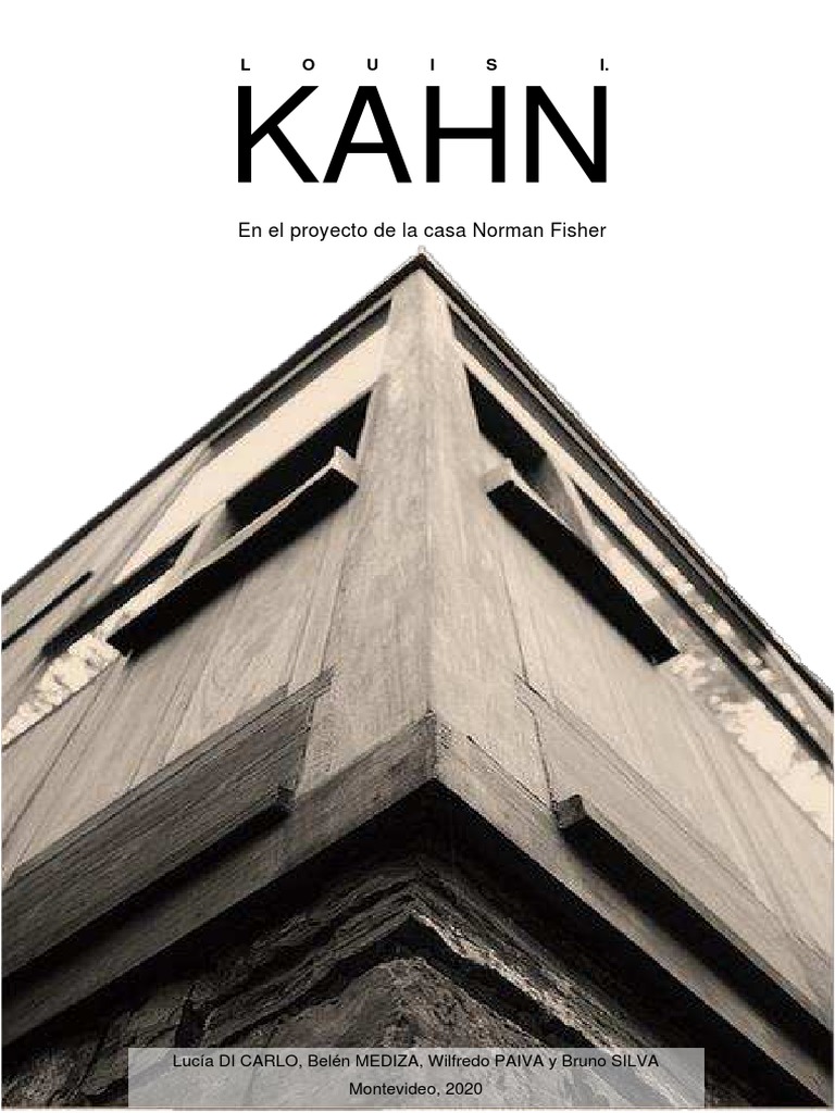 Louis I Kahn en El Proyecto de La Casa N | PDF | Ventana | Sótano