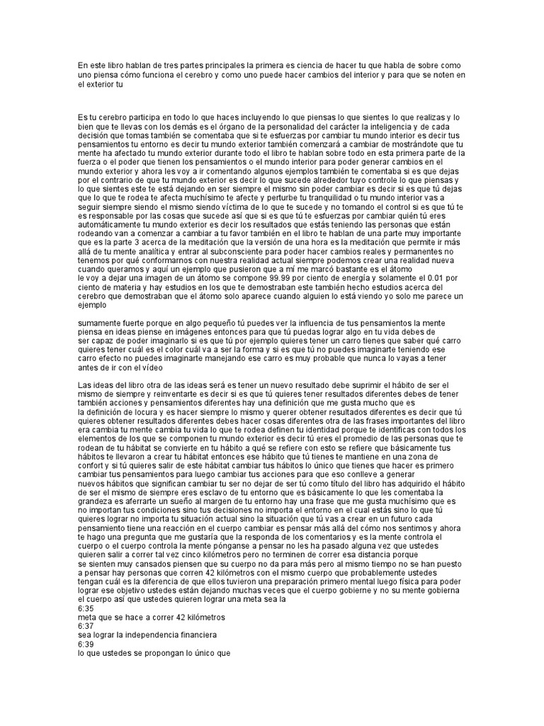 Resumen | PDF | Pensamiento | Mente