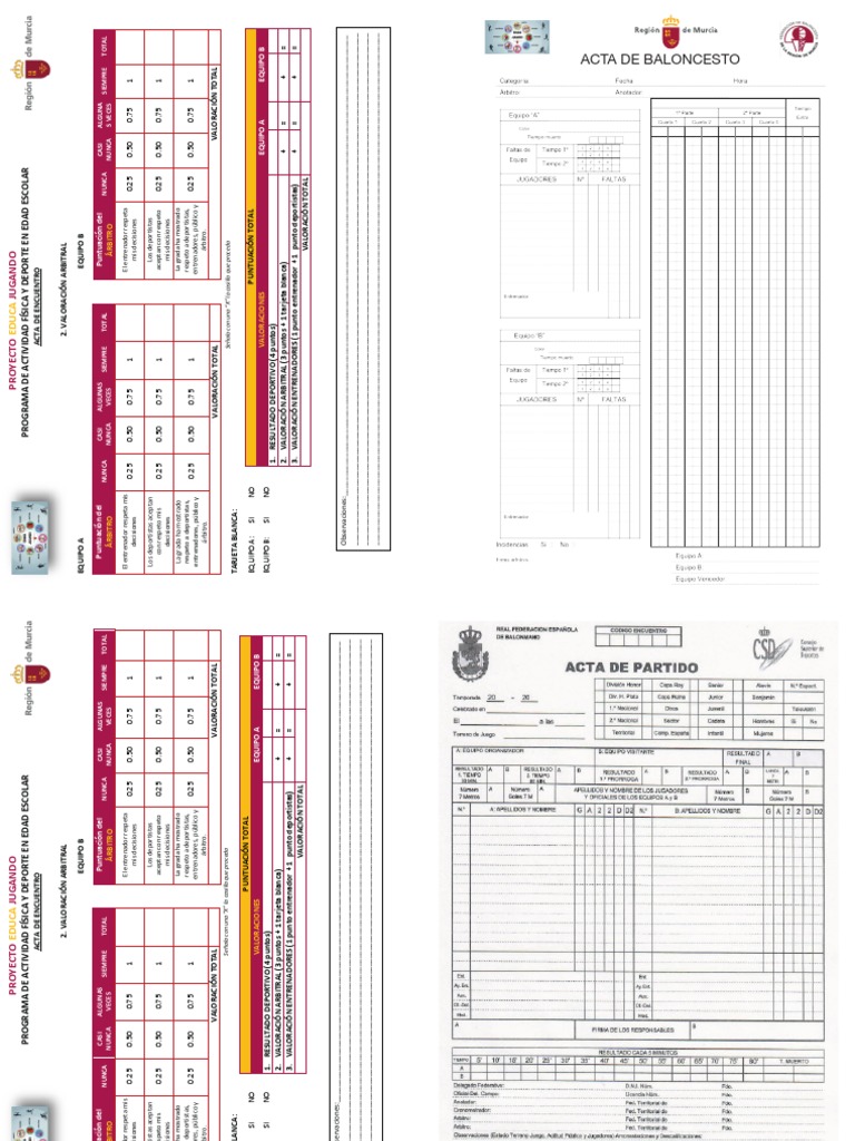 158400-Modelos de Actas | PDF