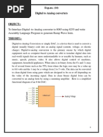 CHAPTER 5: ADC, DAC Interfacing With 8086 and Its Application | PDF ...