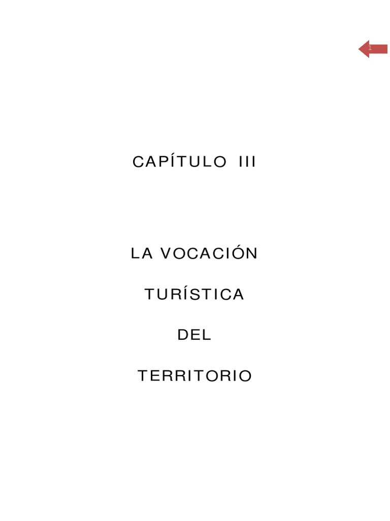 CAPÍTULO III - LA VOCACIÓN TURÍSTICA DEL TERRITORIO - Compressed | PDF
