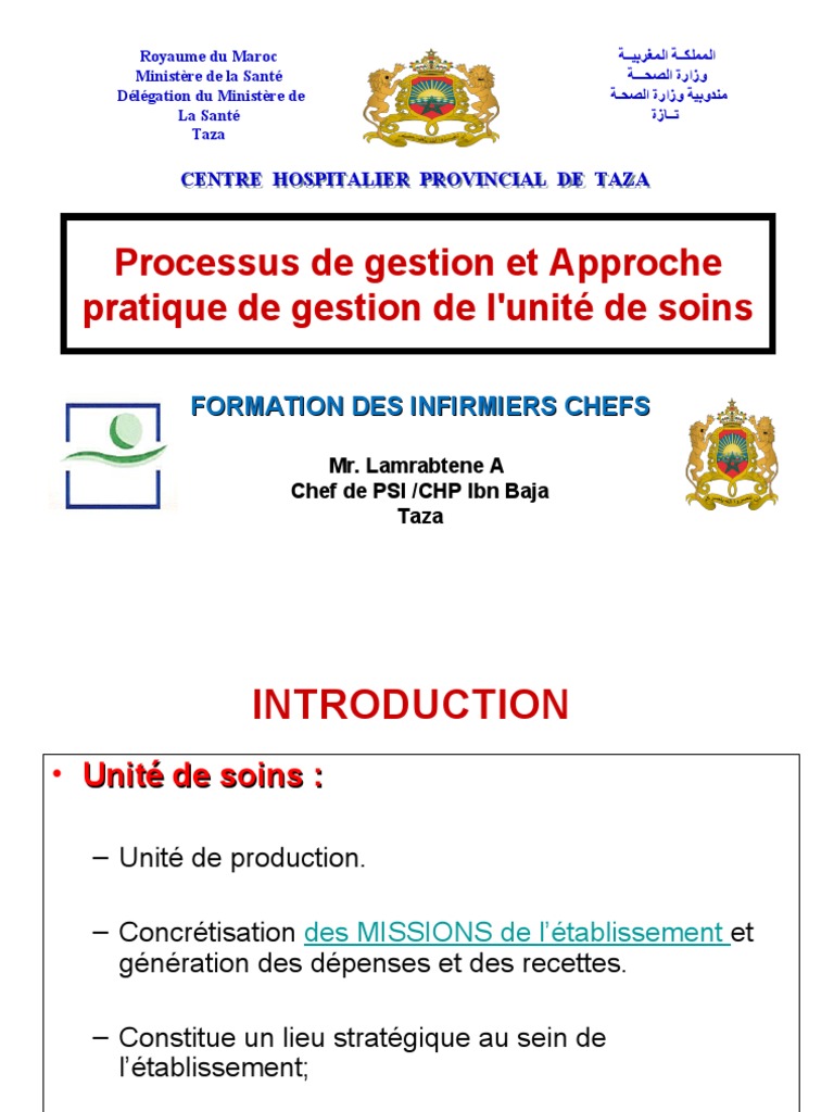 Processus de Gestion Et Approche Pratique de Gestion | PDF ...