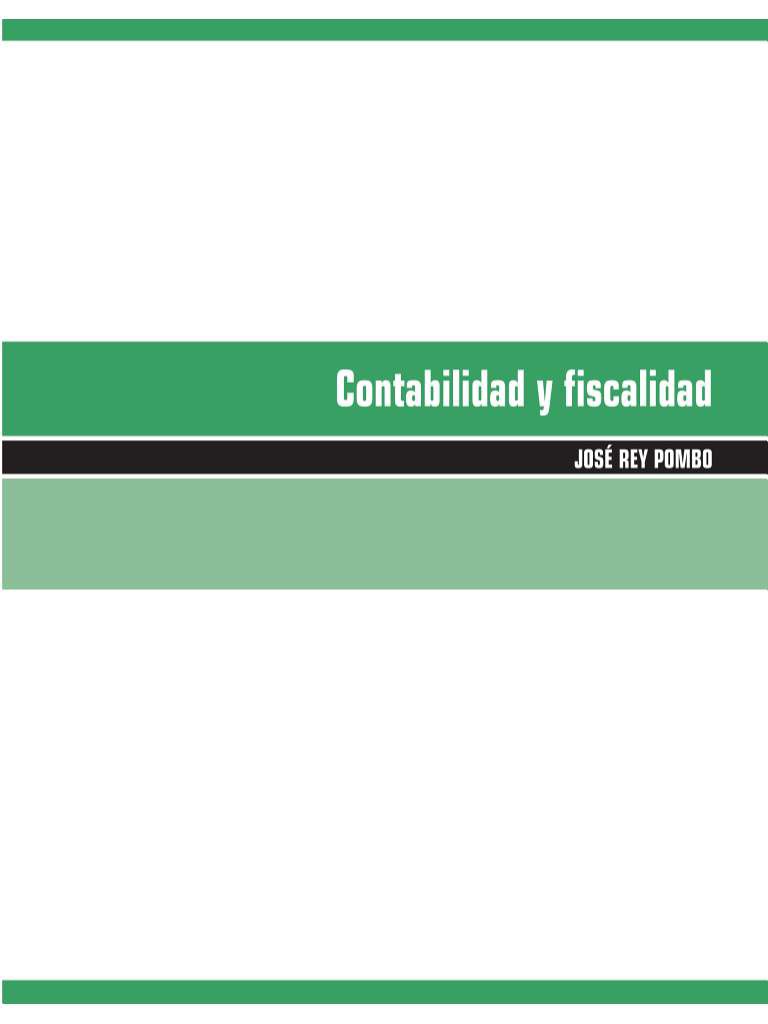 Libro Contabilidad y Fiscalidad | PDF