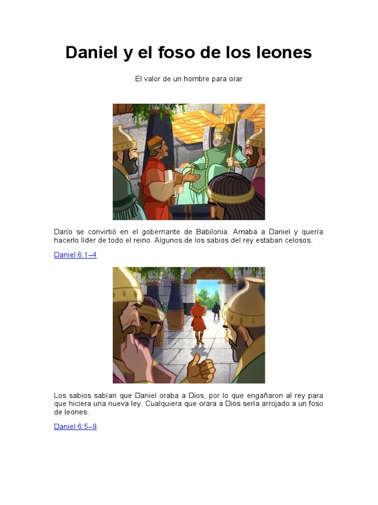 Daniel y El Foso de Los Leones | PDF