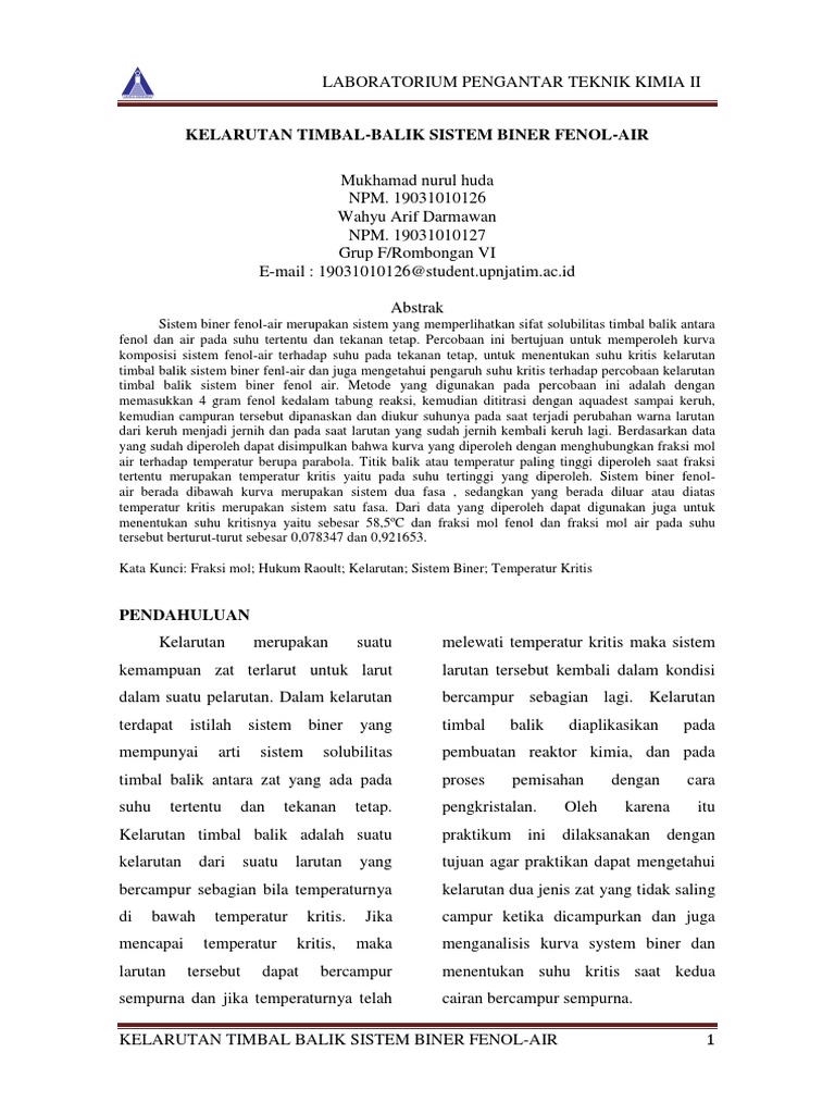 Mukhamad Nurul Huda - Paper FENOL - Par C | PDF