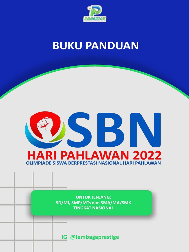 Buku Panduan Osbn 2022 | PDF