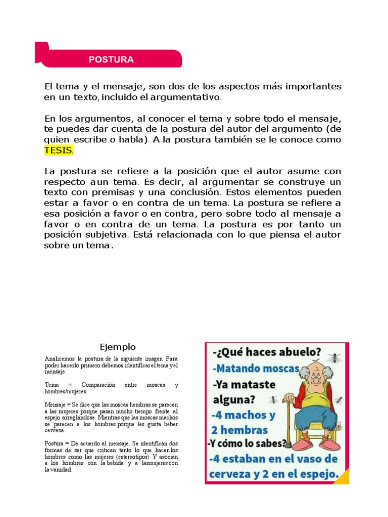 Copia de ¿Qué Significa Asumir Una Postura? | PDF