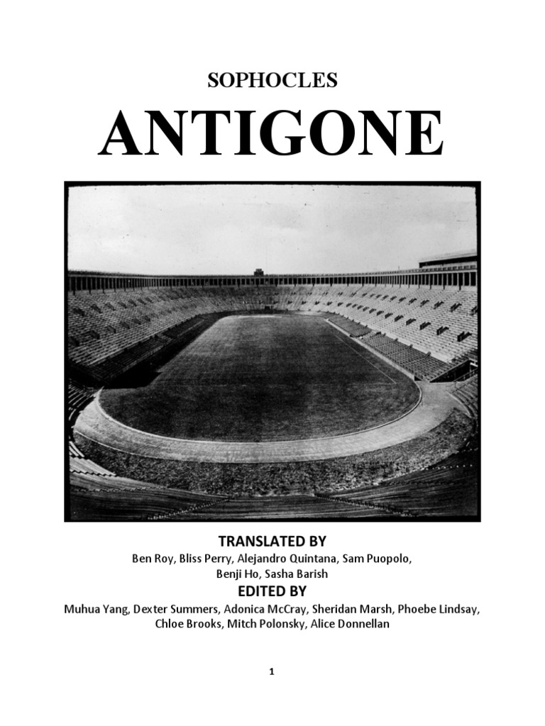 Antigone Master Translation | PDF