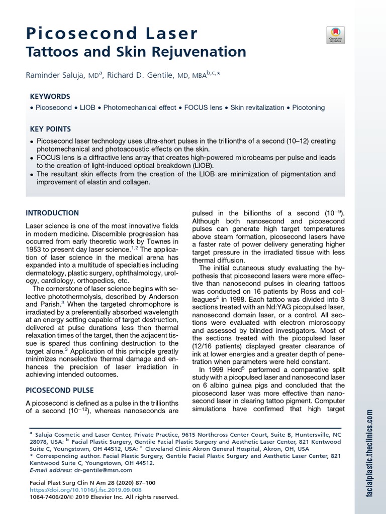 Laser Psicosegundo | PDF | Laser | Optics