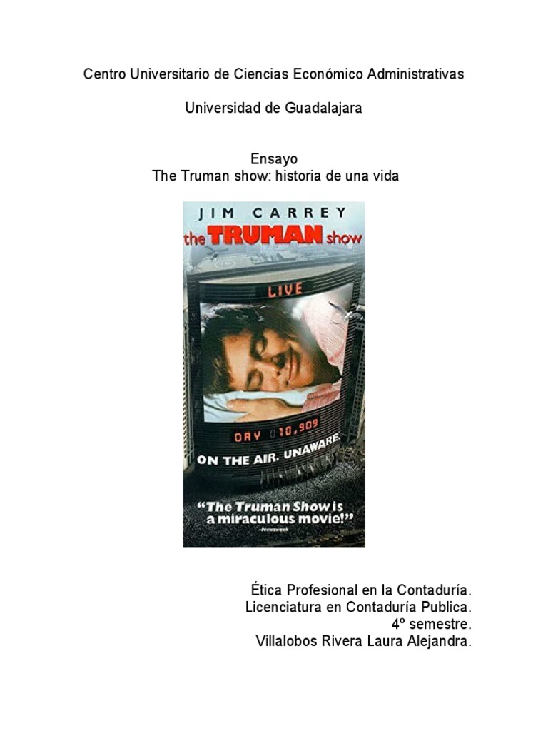 Ensayo The Truman Show | PDF