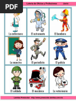 Lotería - Oficios y Profesiones PDF | PDF | Bienestar | Medicina