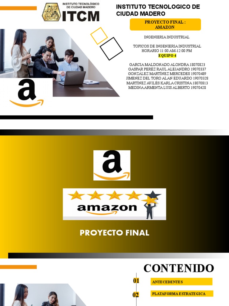 Proyecto Final de Calidad Empresa Amazon | PDF | Logística | Comercio ...