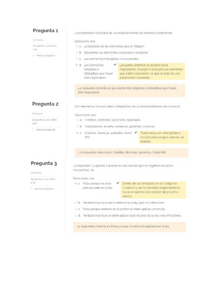 Evaluacion Unidad 2 Mercantil | PDF