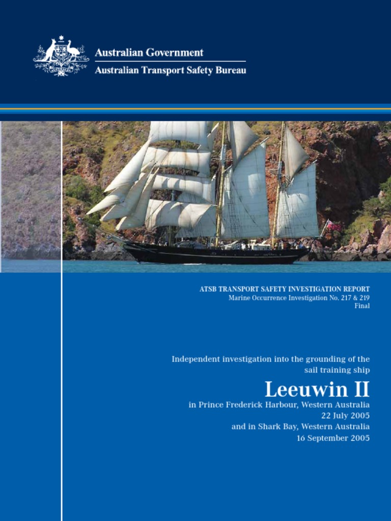 Transport Safety Investigation Report - Australian Transport Safety ...