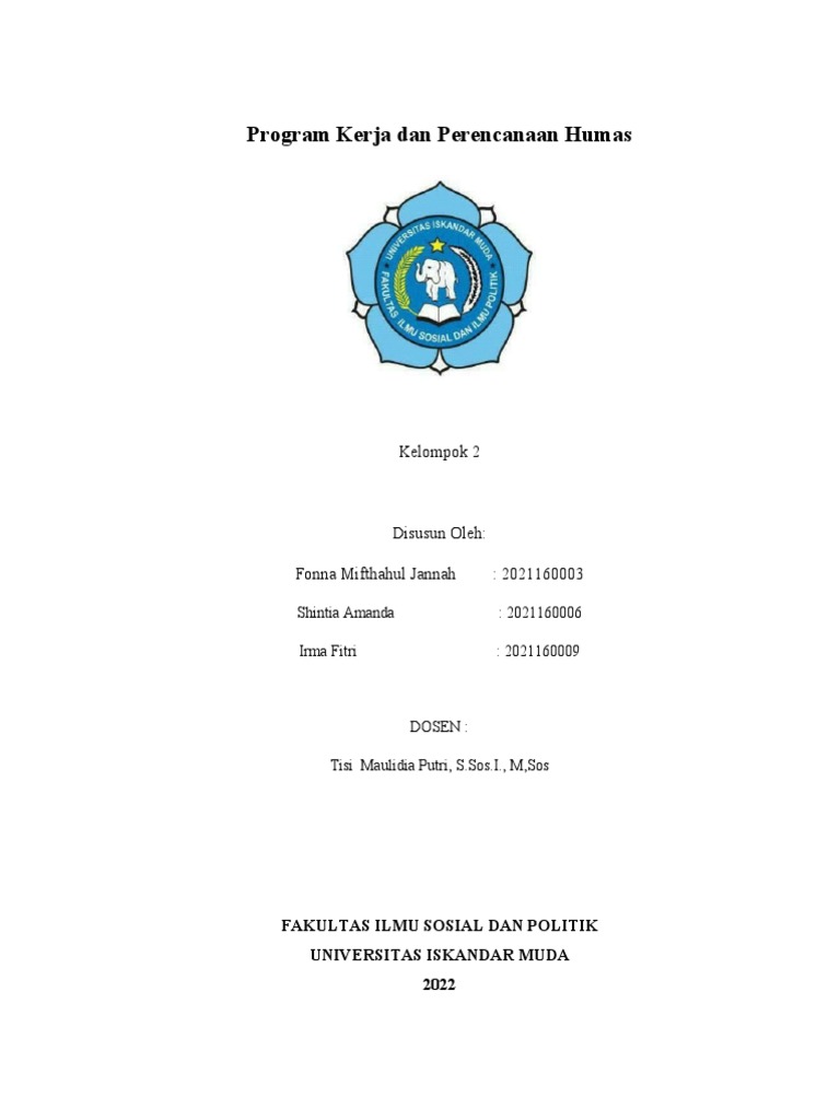 Program Dan Perencanaan Humas | PDF