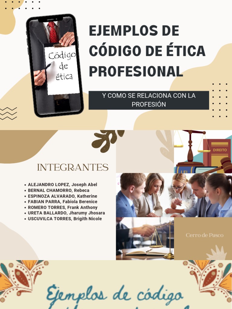 Ejemplos de Código de Ética Profesional | PDF