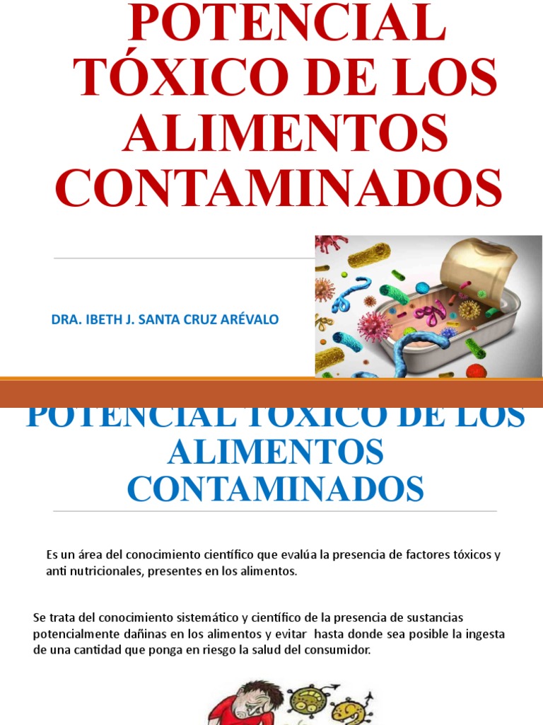 Toxicidad alimentos | PDF | Alimentos | Toxicidad