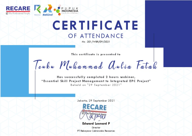 Sertifikat Project Management | PDF