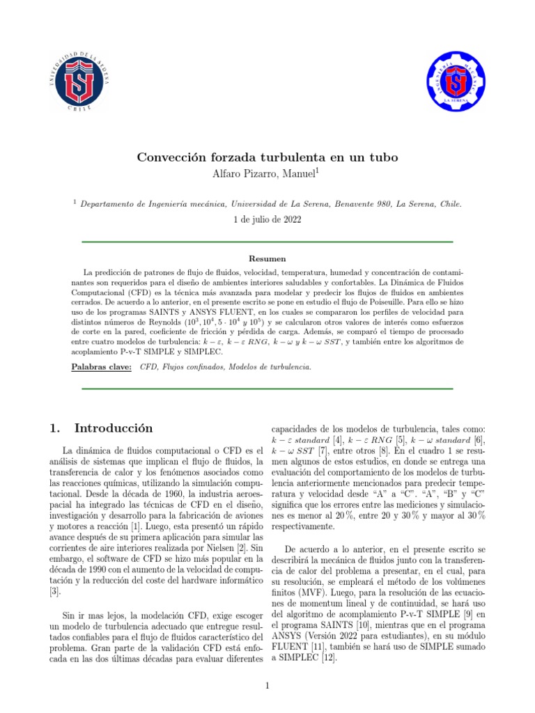 Tarea - 3 - T - Calor - Turbulencia-MANUEL ALFARO | PDF | Líquidos | Física