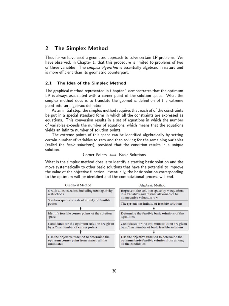 Simplex Method | PDF | Mathematical Optimization | Equations