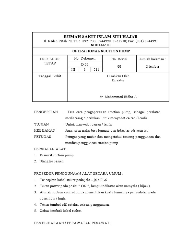 Protap Suction Pump | PDF