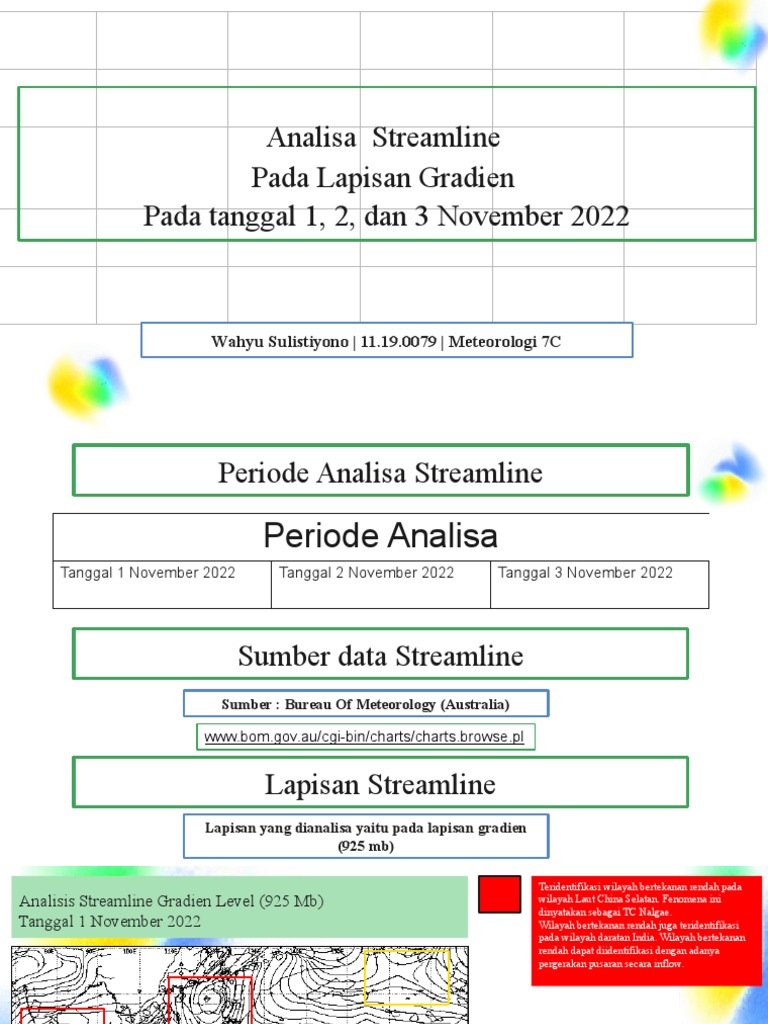 Analisa Peta Isopleth Pada Periode 1-3 November 2022 | PDF