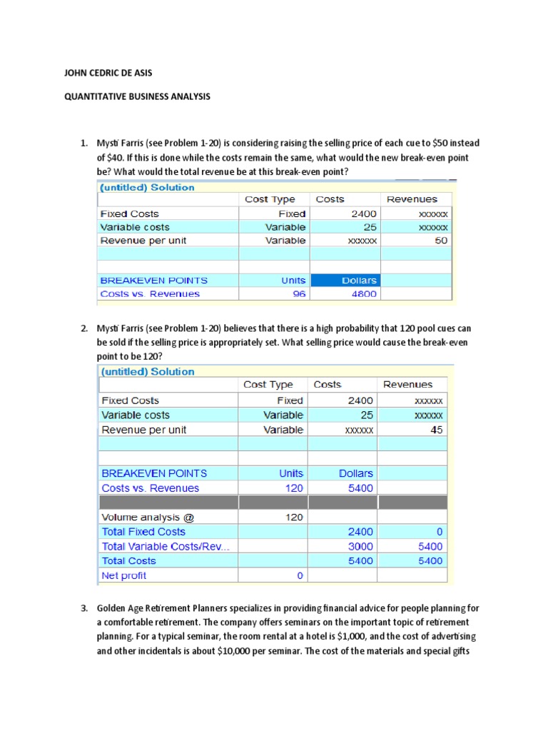 JOHN CEDRIC DE ASIS - Ass | PDF | Business | Market (Economics)