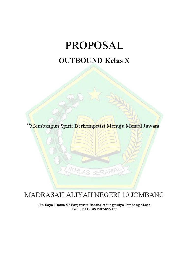 PROPOSAL Kegiatan Outbound 2022 | PDF